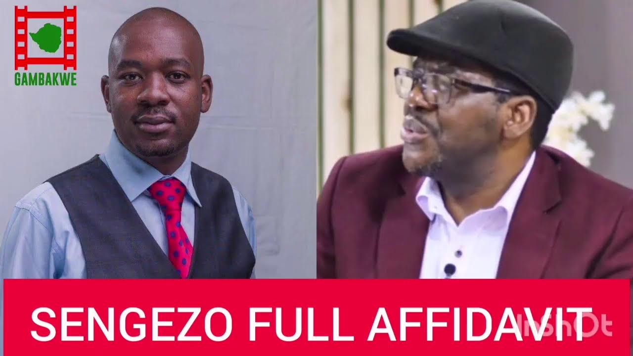 WATCH: Sengezo Tshabangu and Chamisa full affidavits - Gambakwe Media