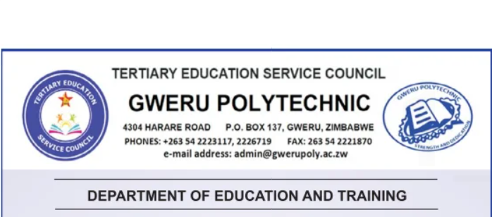 GWERU Polytechnic - Secondary School Technical and Vocational Teacher ...